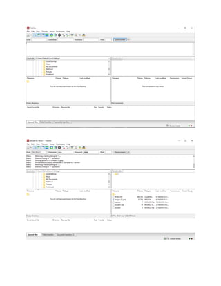 Laporan konfigurasi ftp server dengan file zilla pada windows alim dikonversi | PDF