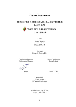 Laporan kp asrio wijaya_1301219 | PDF
