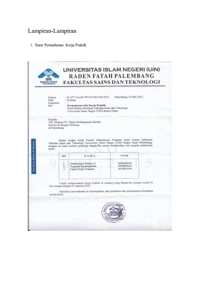 Laporan kp fahrul rizki pratama | PDF