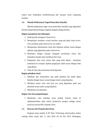 Laporan Kerja Praktik Telkom University 2019 | PDF