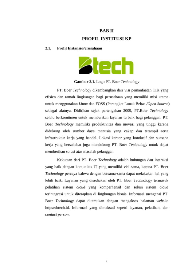 Laporan Kerja Praktik Telkom University 2019 | PDF