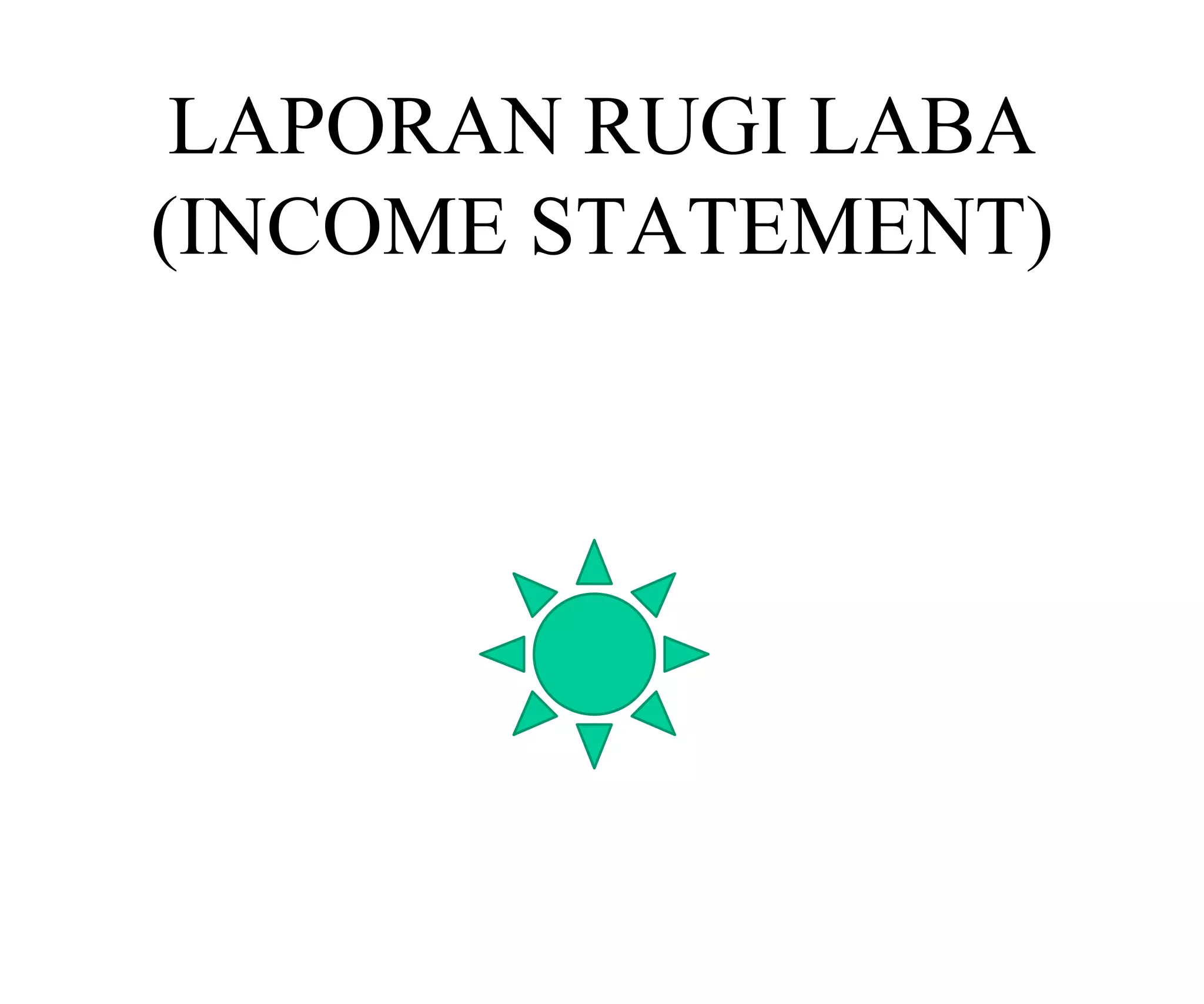 Laporan Laba Komprehensif.ppt