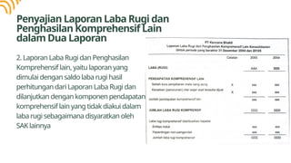 Laporan Laba Rugi dan Komprehensif Lain dan Laporan Arus Kas.pptx