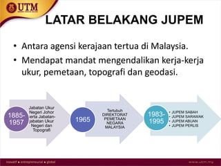 Laporan latihan industri 2016 (JUPEM) | PPTX