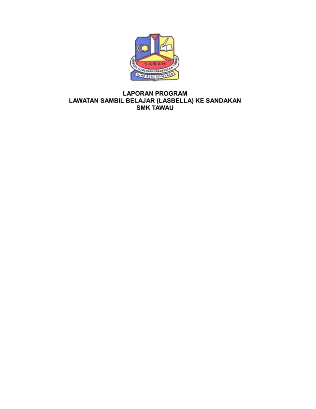 Laporan lawatan sambil belajar | DOC