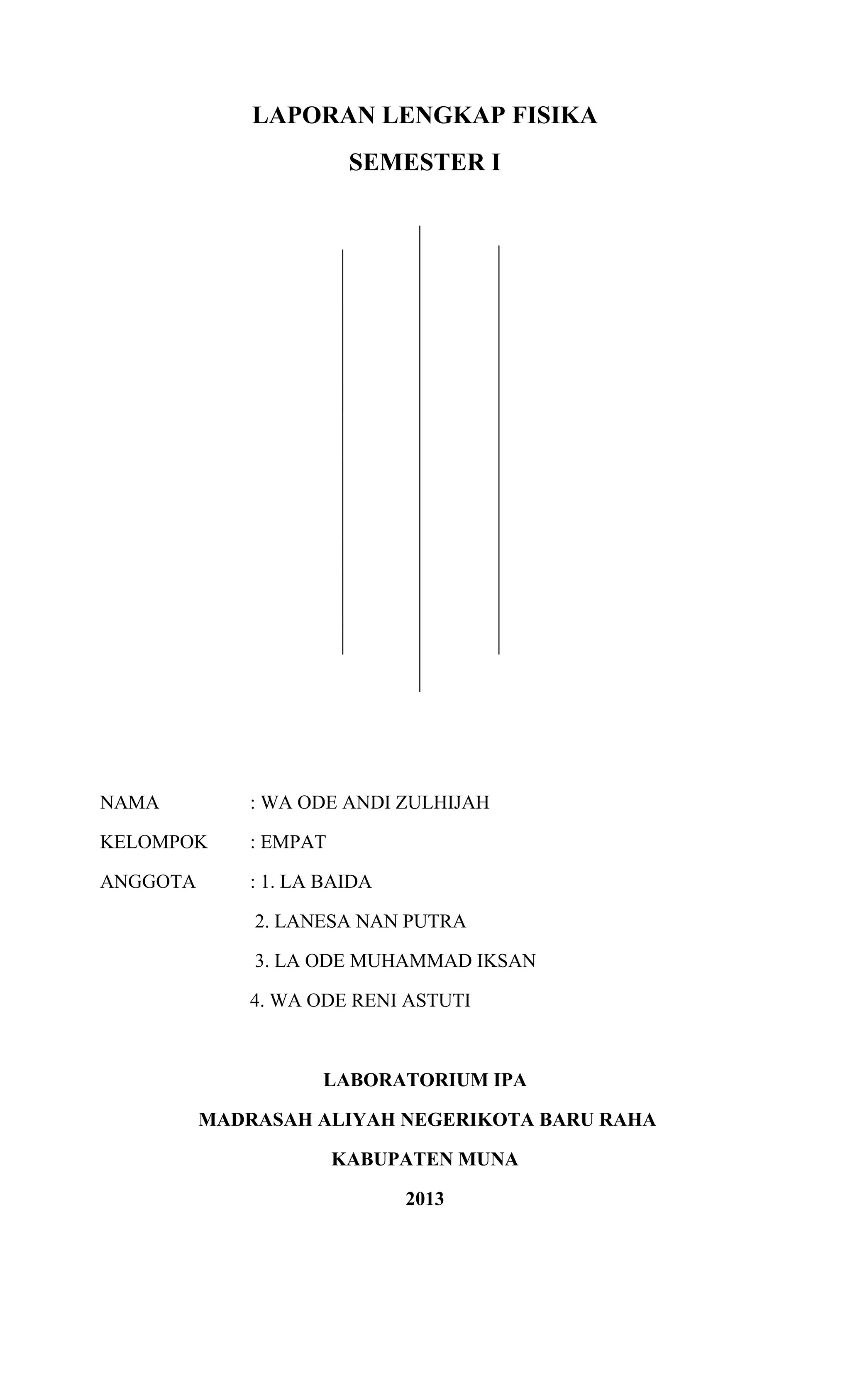 Laporan lengkap fisika | DOCX | Physics | Science
