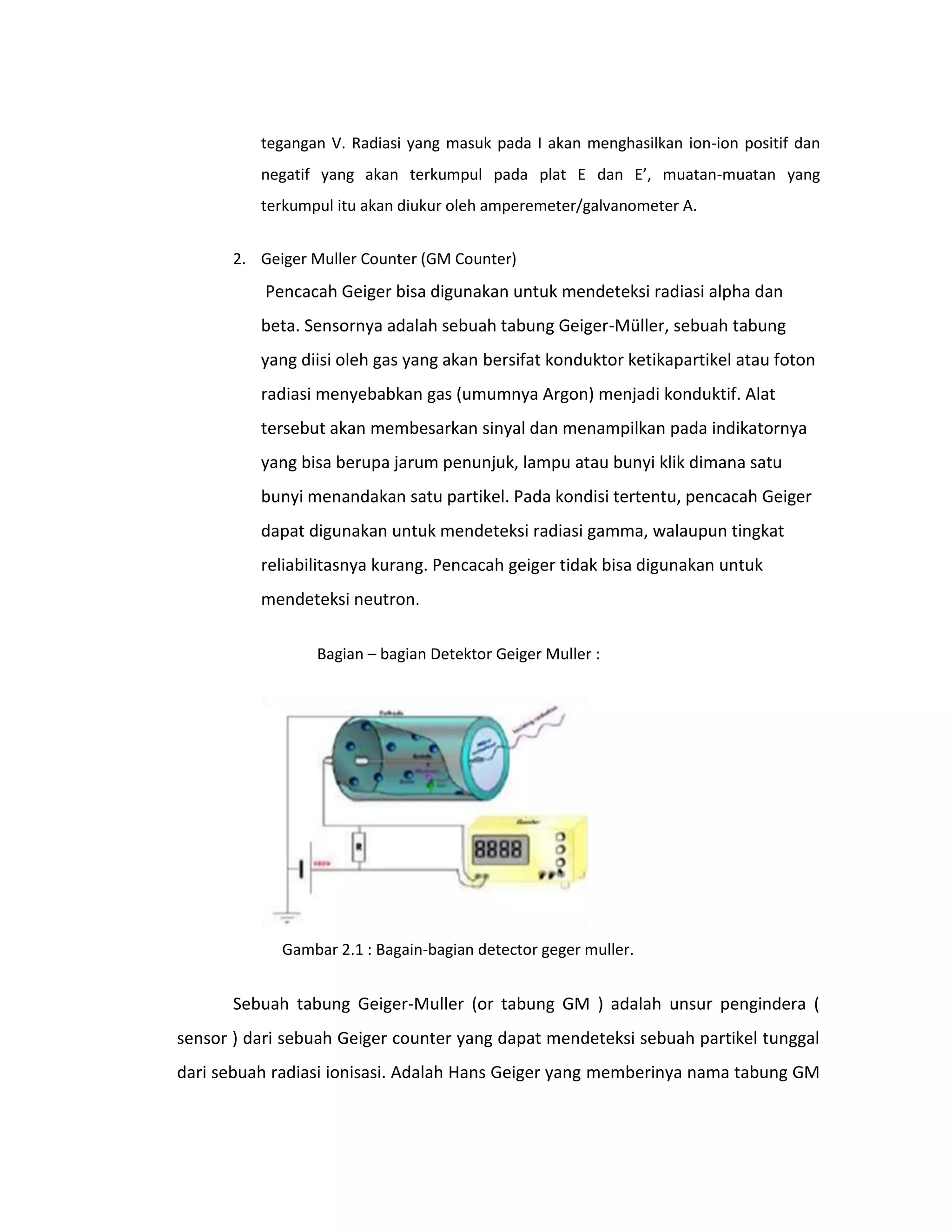 Laporan lengkap geiger muller kelompok 1 | DOCX