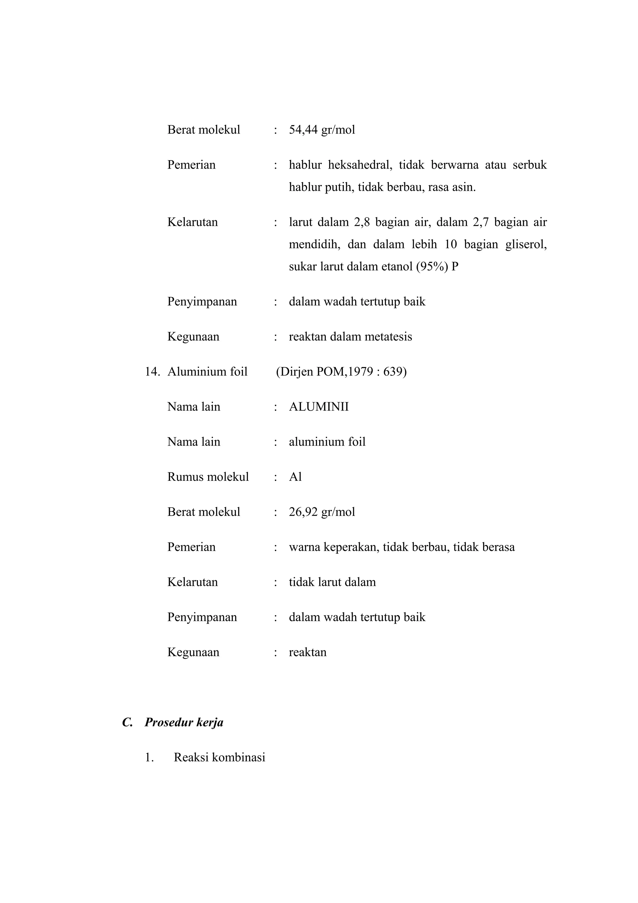 Jenis Reaksi Kimia | DOC