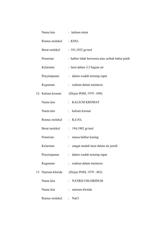 Jenis Reaksi Kimia | DOC