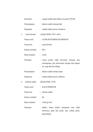 Jenis Reaksi Kimia | DOC