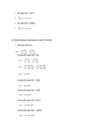 Laporan lengkap kesalahan pada pengukuran tegangan | DOCX