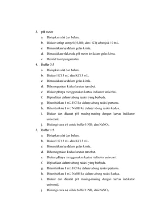 pH dan Larutan Buffer | DOCX
