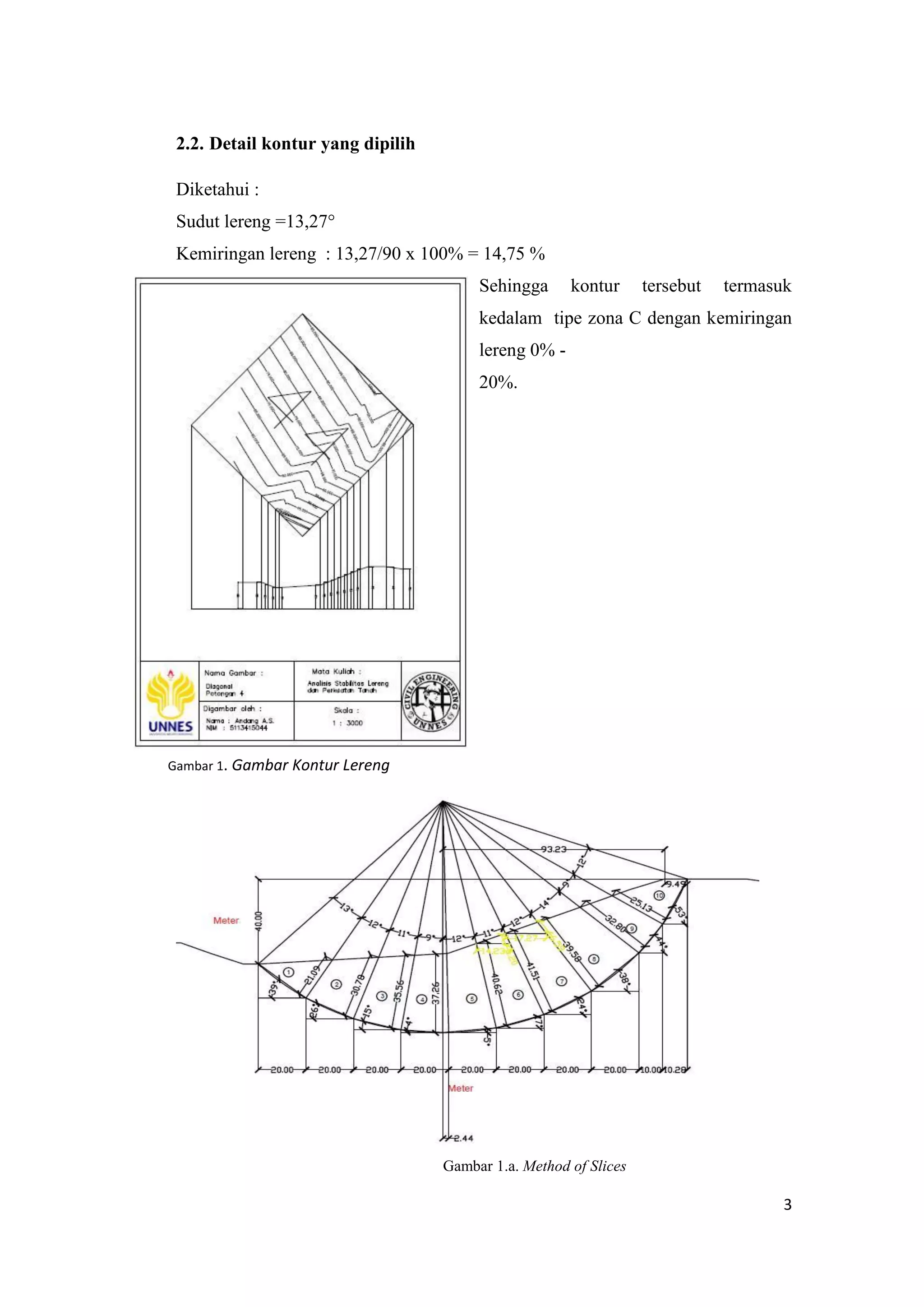 Laporan lereng andang plaxis | PDF