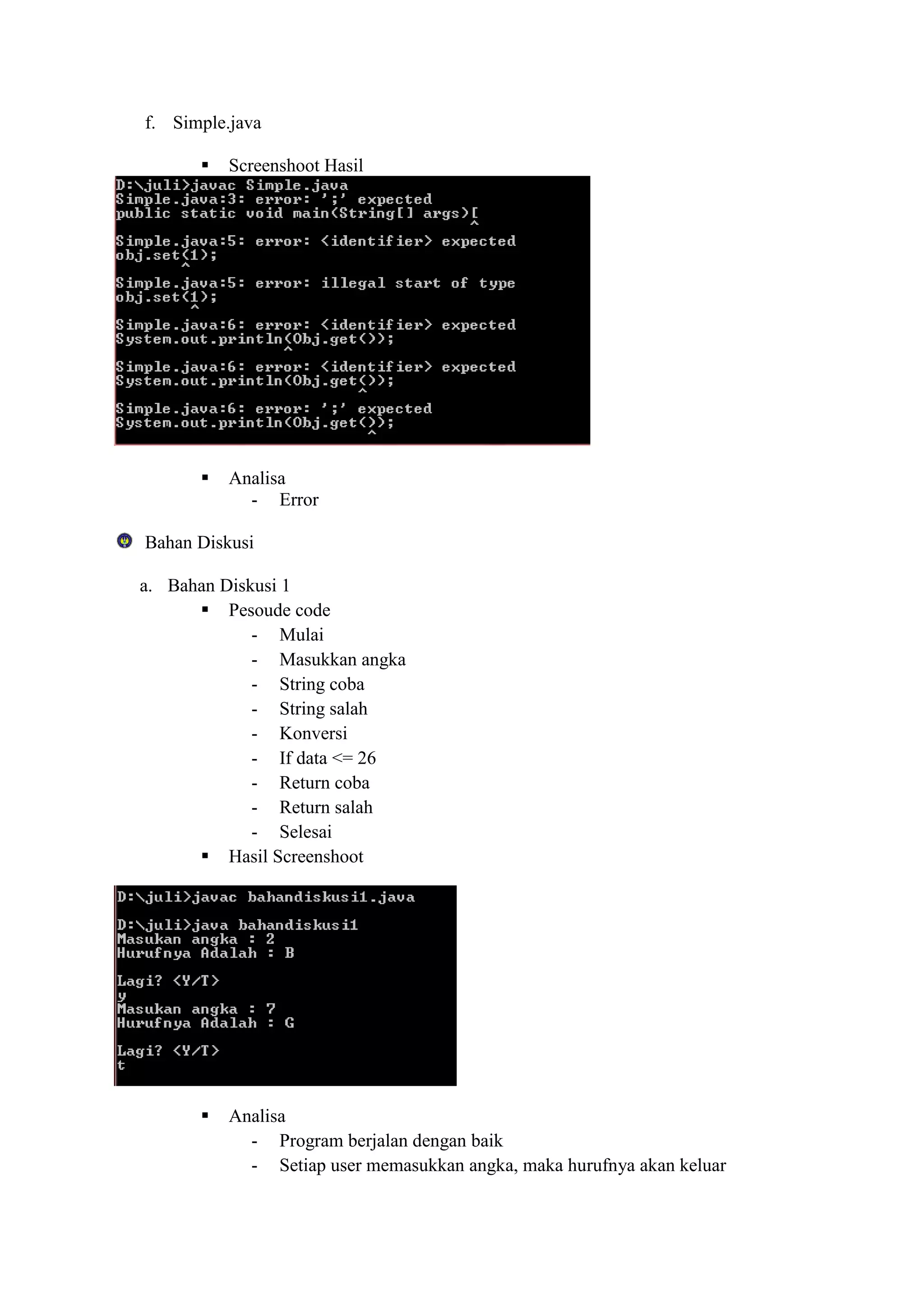 Class and Objek Struktur Data | PDF