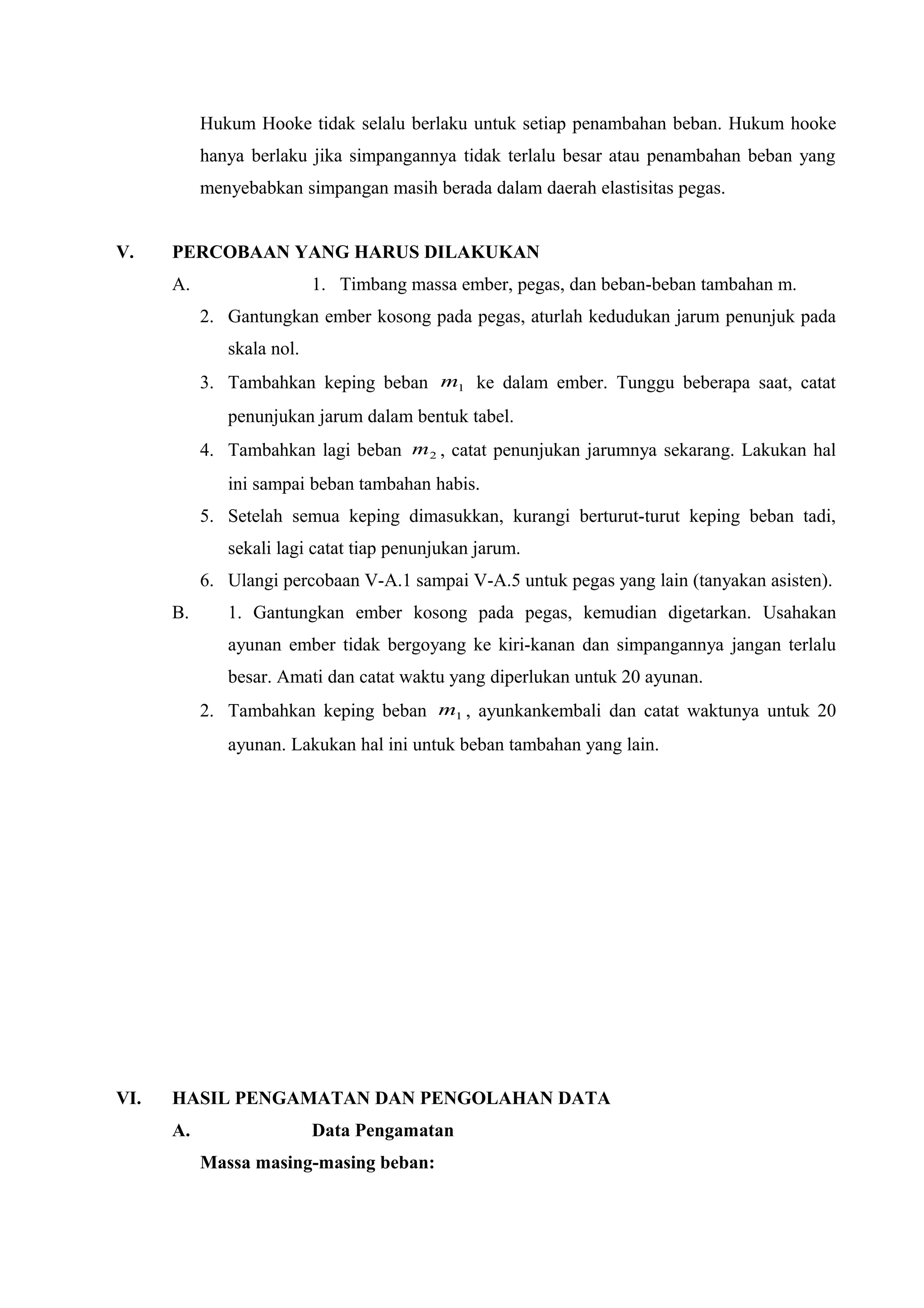 Laporan Tetapan Pegas dab Grafitas | DOC