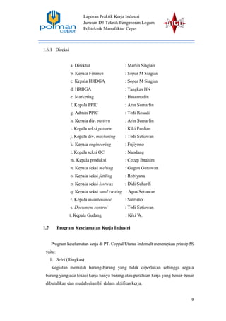 Laporan magang | PDF