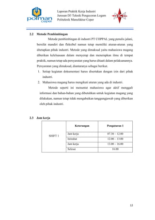 Laporan magang | PDF