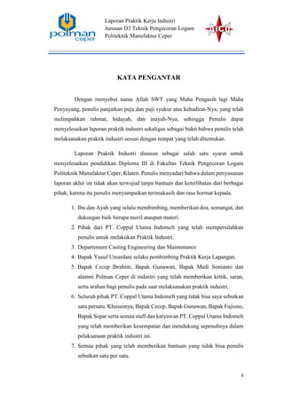 Laporan magang | PDF