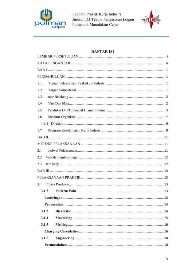 Laporan magang | PDF