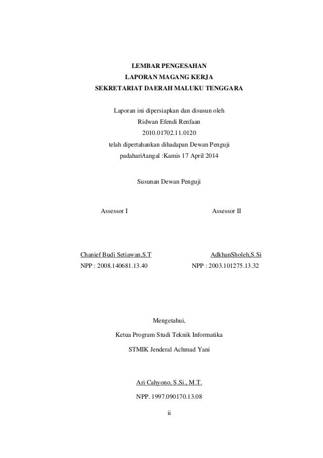 Contoh Surat Rekomendasi Inspektorat - Delinewstv