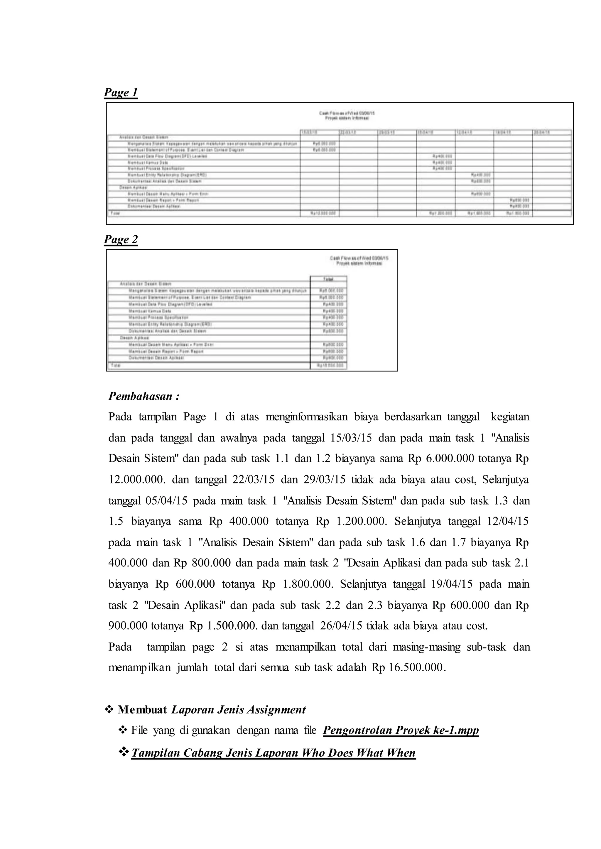 Laporan manajemen proyek 10 | DOCX