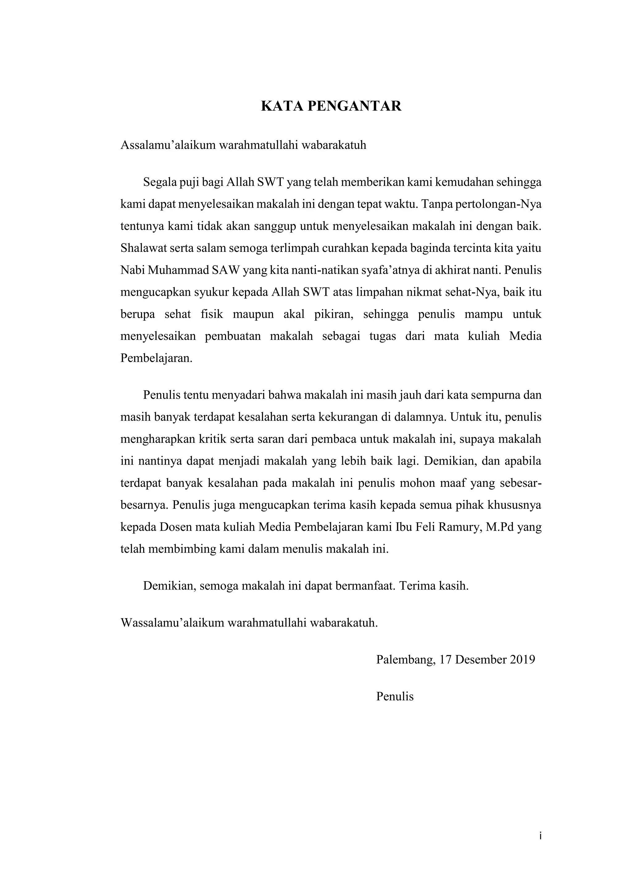 Laporan media pembelajaran_kelas_mateatika_2_'18 | PDF