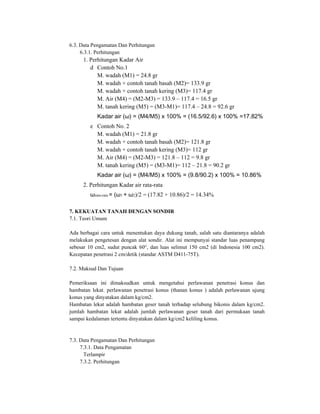 Penyelidikan Tanah (Soil Investigation) | PDF