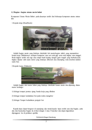 Laporan mesin bubut (selesai) | DOCX