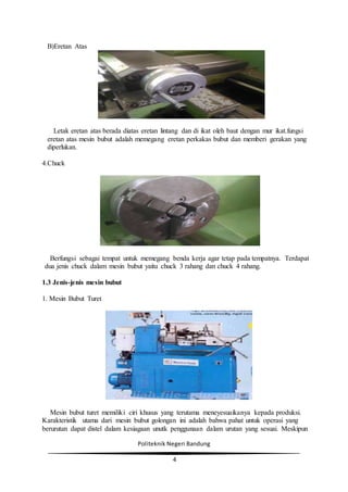 Laporan mesin bubut (selesai) | DOCX