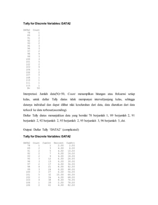 Analisis Data Eksploratif | DOCX