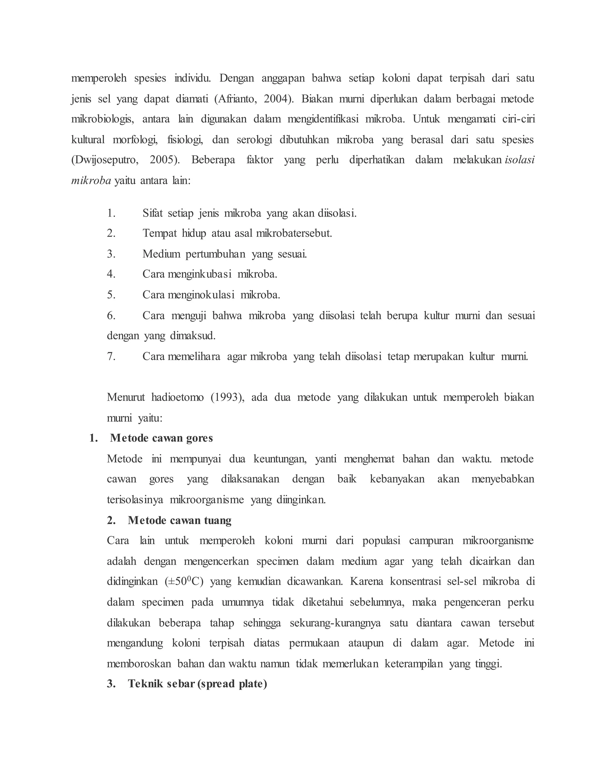 Laporan mikrobiologi | DOCX