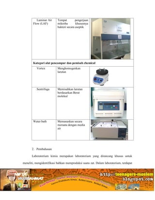 Laporan mikrobiologi pengenalan alat lab | PDF