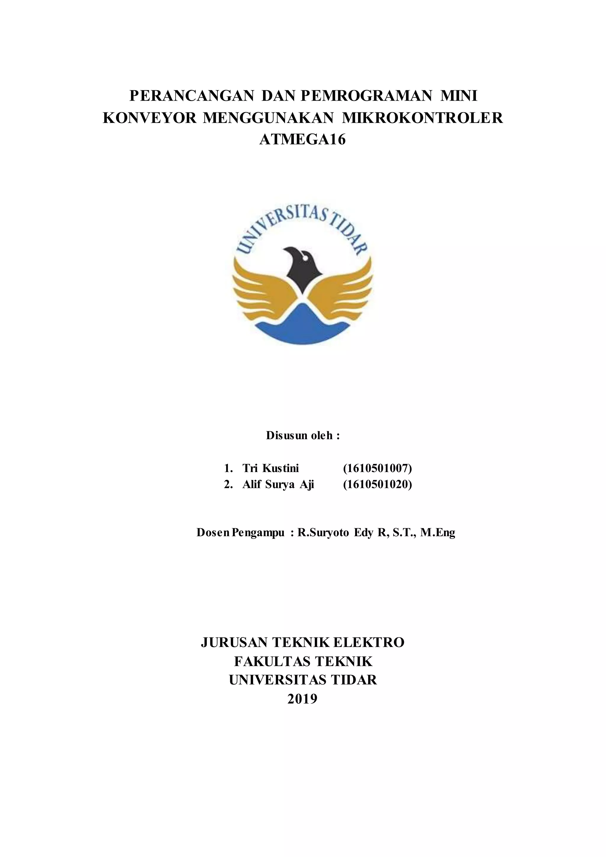 Laporan mikrokontroler conveyor | DOCX