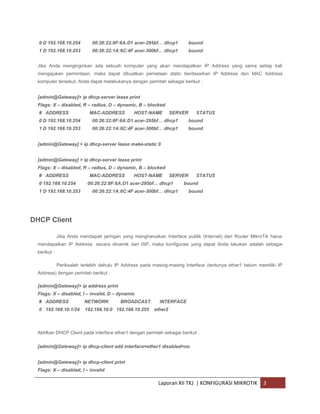 Laporan mikrotik | DOCX