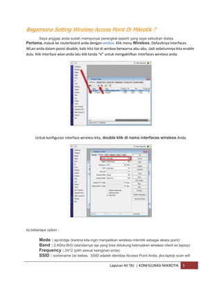 Laporan mikrotik | DOCX