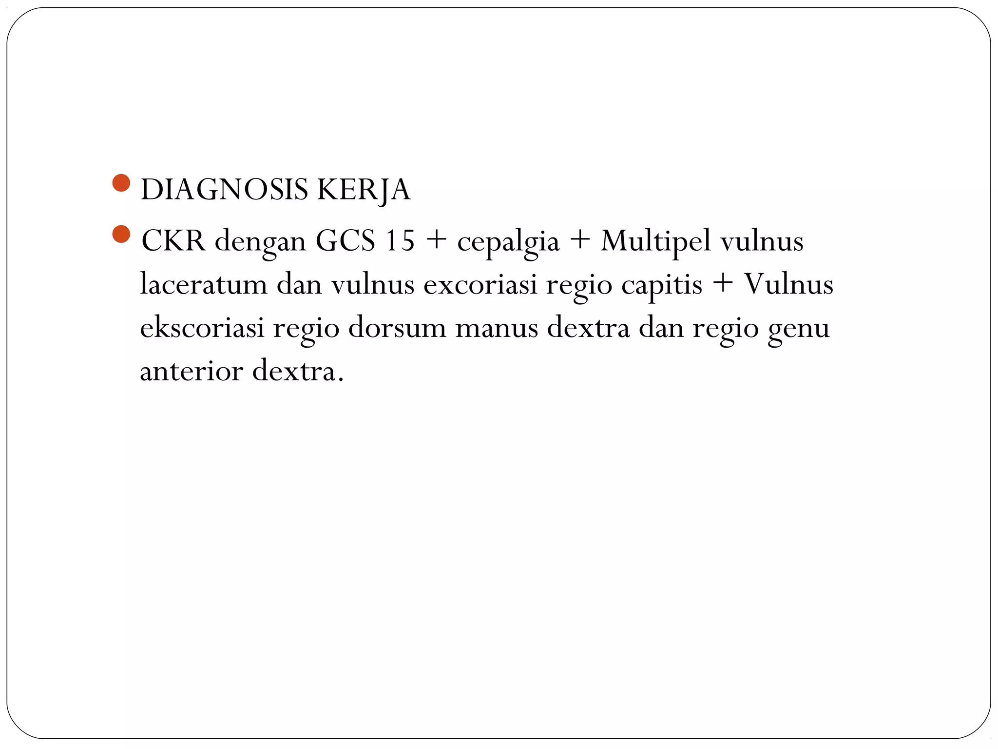 Laporan mingguan igd | PPT