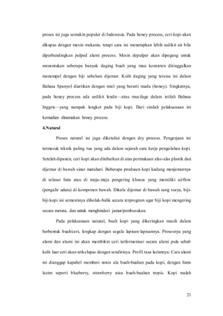 laporan tentang kopi | DOCX