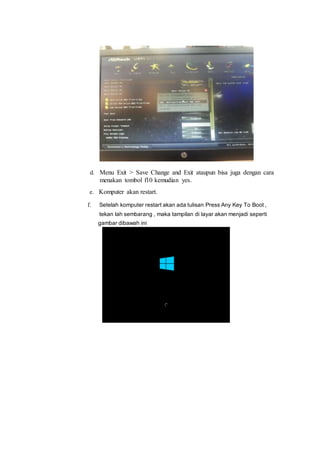 Laporan Praktikum Modul 2 (Instalasi Windows) | DOCX