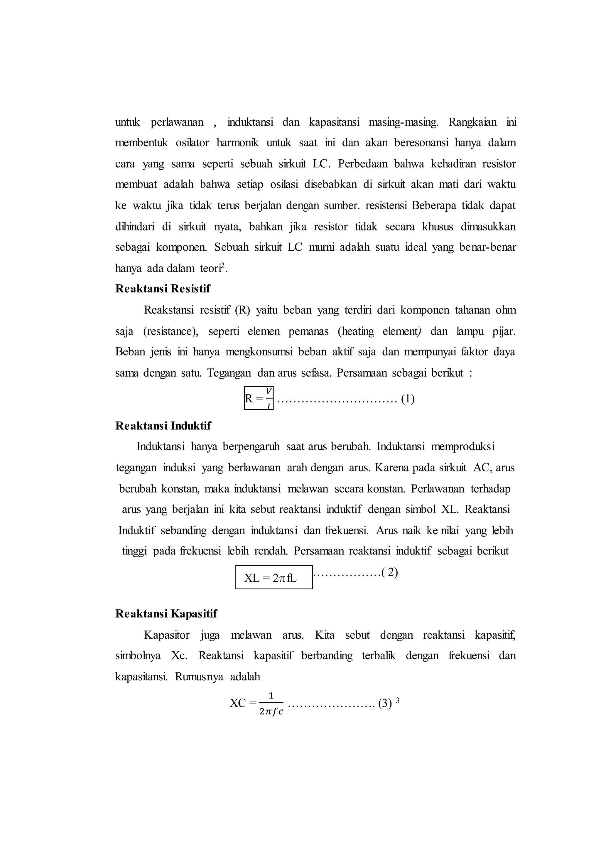 Laporan modul 7 (rangkaian seri rlc) | DOCX