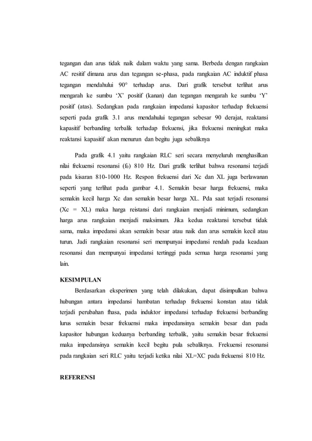 Laporan modul 7 (rangkaian seri rlc) | DOCX