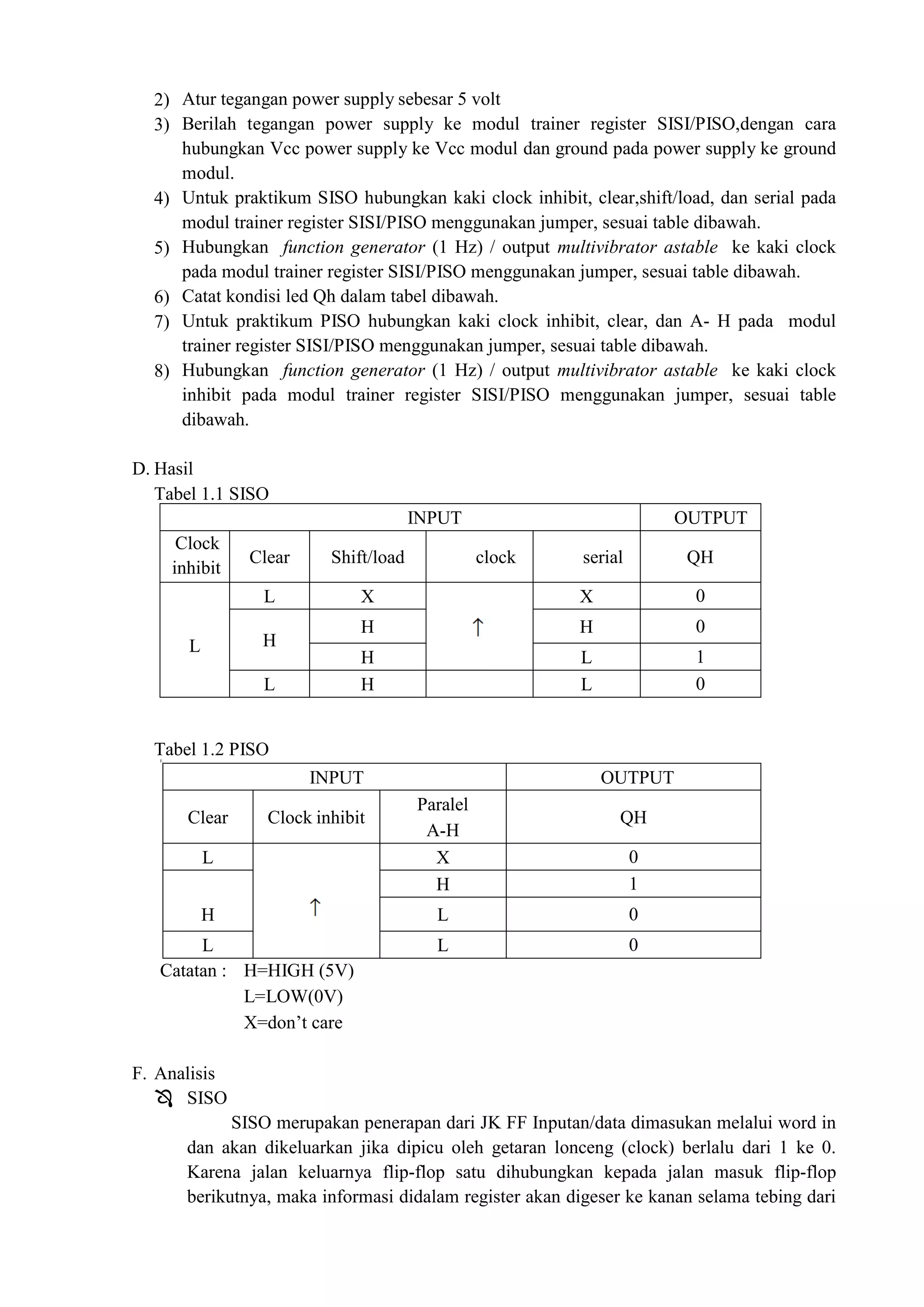 Laporan modul praktikum elektronika digital | PDF