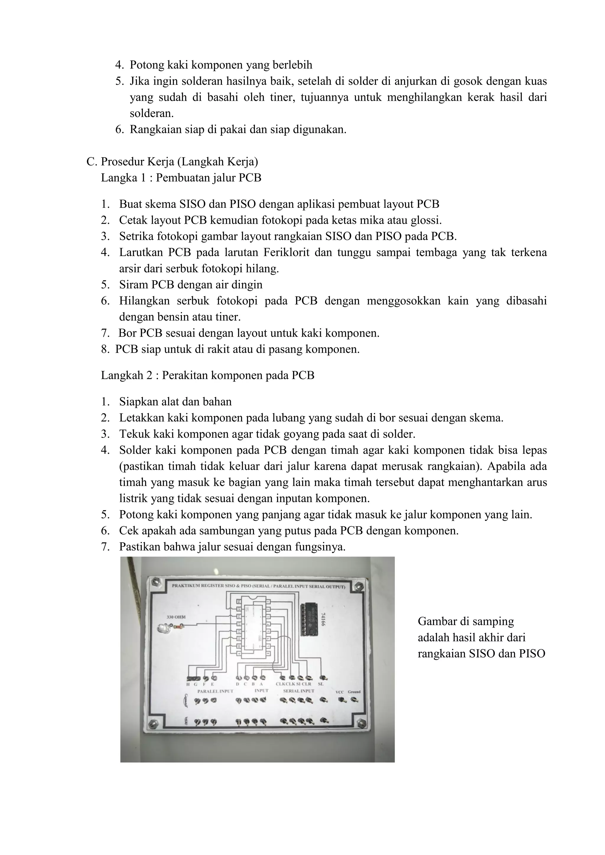 Laporan modul praktikum elektronika digital | PDF