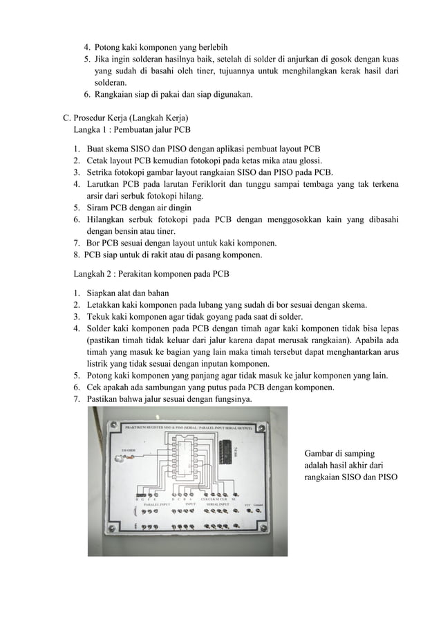 Laporan modul praktikum elektronika digital | PDF