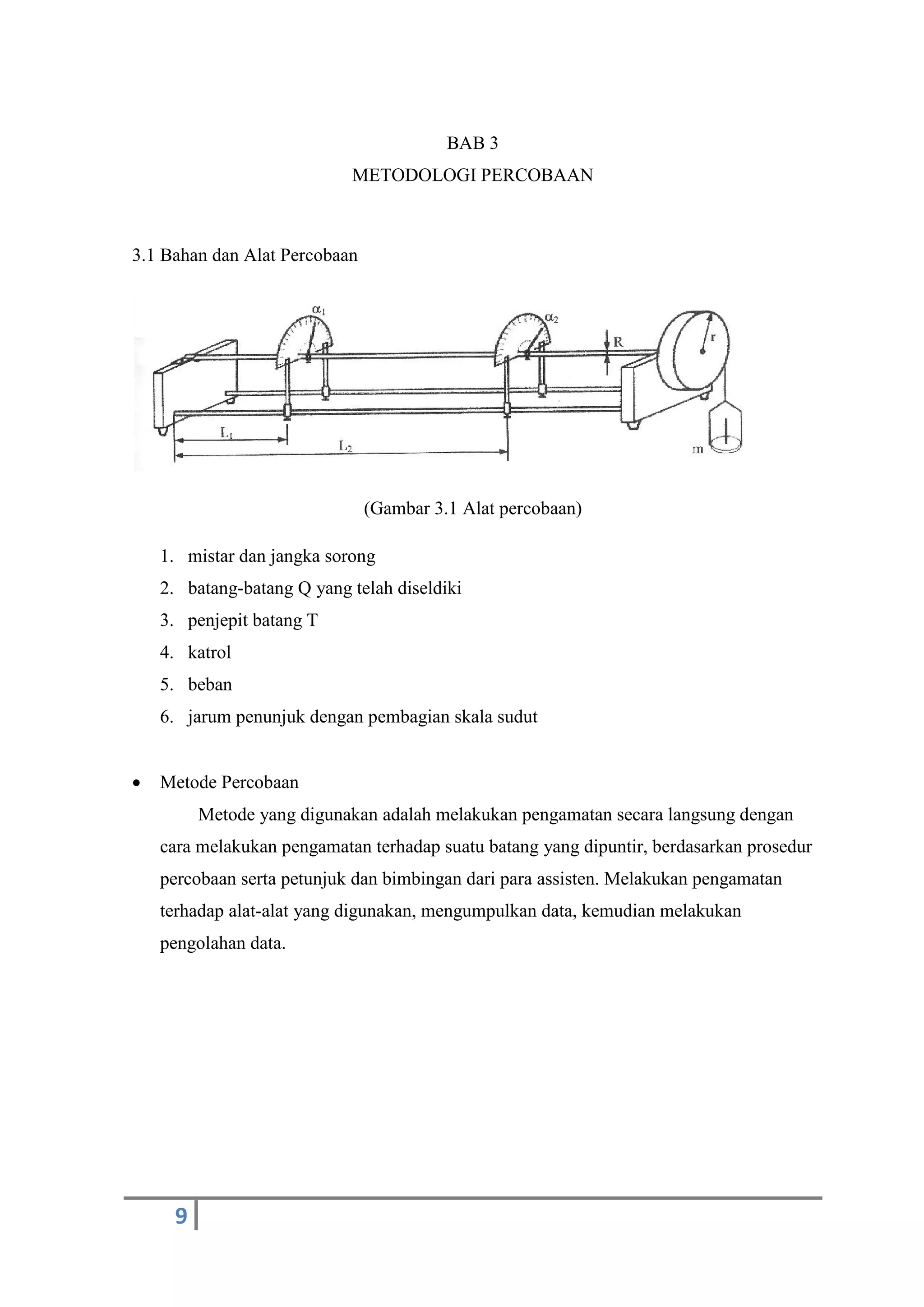 Laporan modulus puntir | PDF