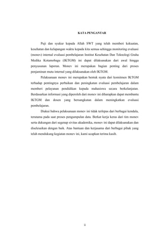 LAPORAN MONEV SUASANA AKADEMIK (2).docx. | DOCX
