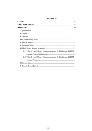 LAPORAN MONEV SUASANA AKADEMIK (2).docx. | DOCX