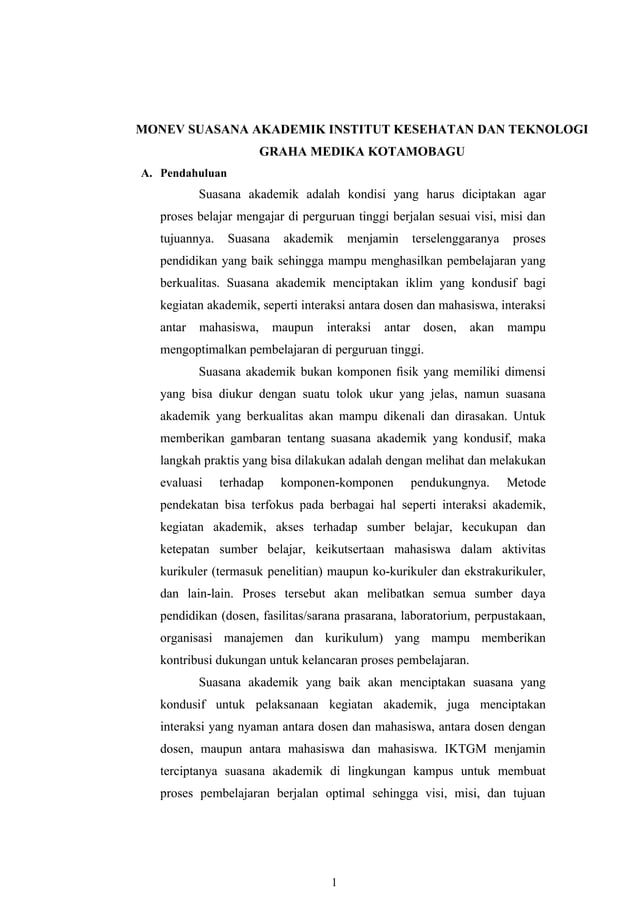 LAPORAN MONEV SUASANA AKADEMIK (2).docx. | DOCX
