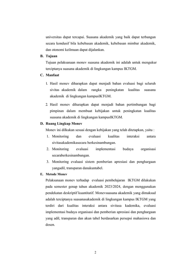 LAPORAN MONEV SUASANA AKADEMIK (2).docx. | DOCX