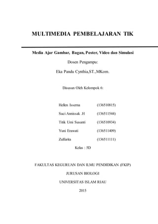 Laporan multimedia pembelajaran tik | DOCX