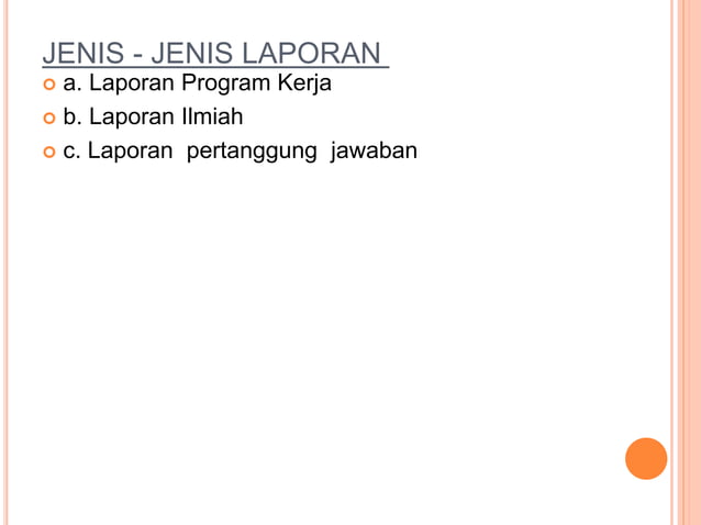 Laporan (nina & mara) | PPTX